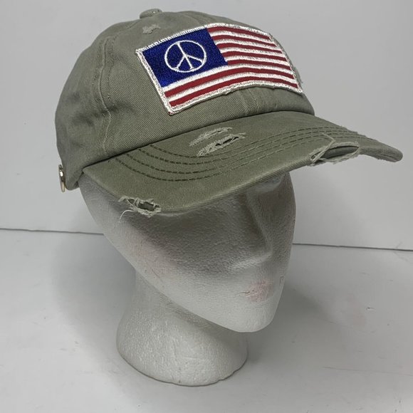 C.C Exclusives | Accessories | Upcycled Cc Distressed Anti War Us Flag ...